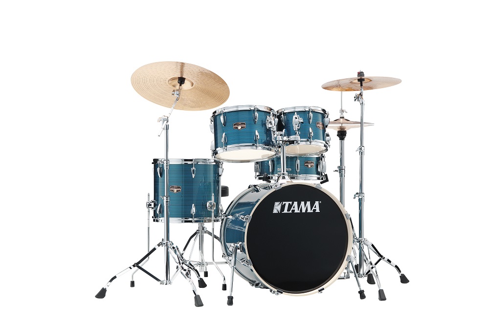 Tama - Imperialstar, IP50H6WC-HLB, 20" Hairline Blue Wrap (m/ hw og ...